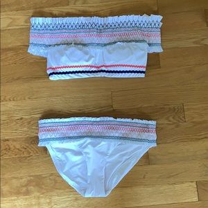 Red Carter Swim | Montezuma Flounce Cross Back Top Sz 8 | Poshmark